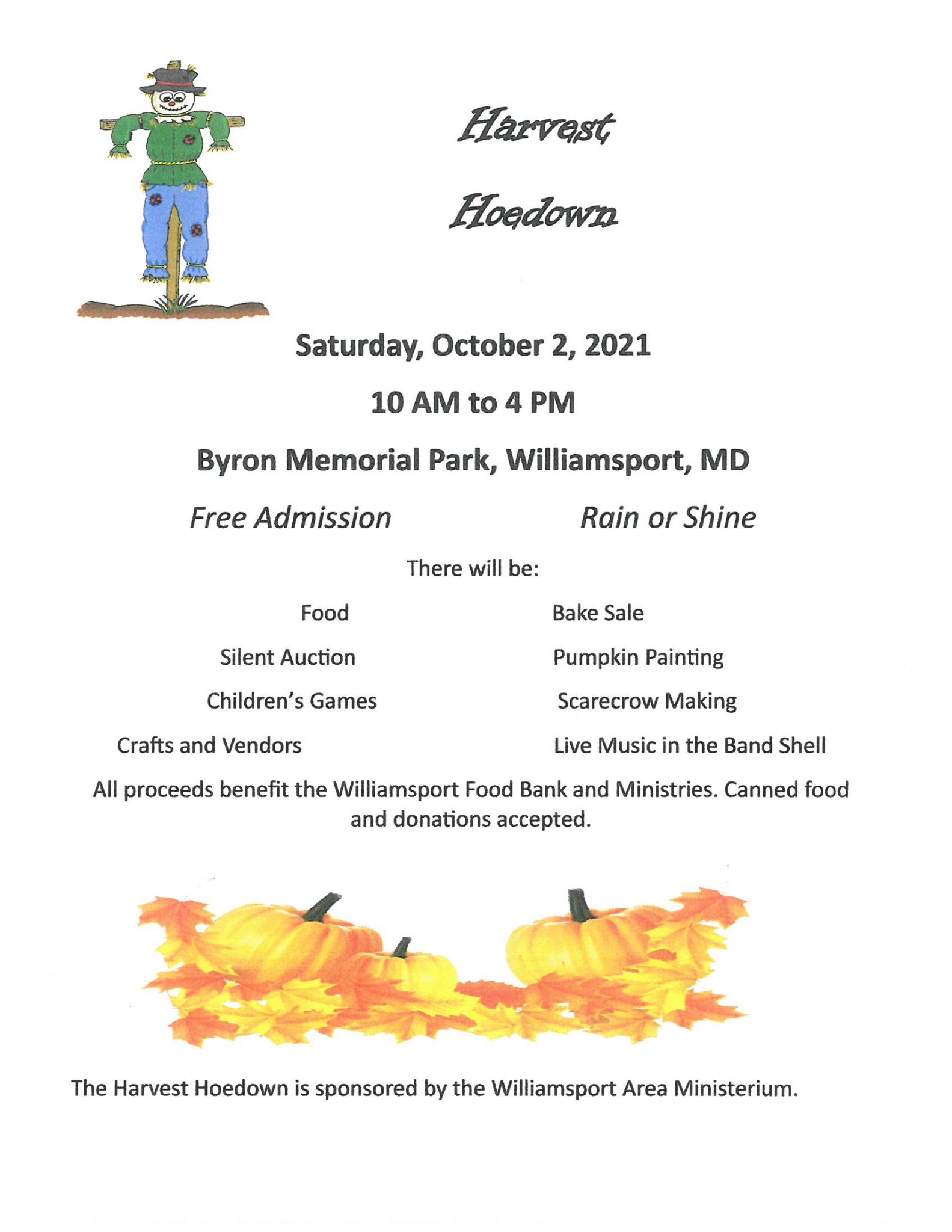 HARVEST HOEDOWN - Town of Williamsport