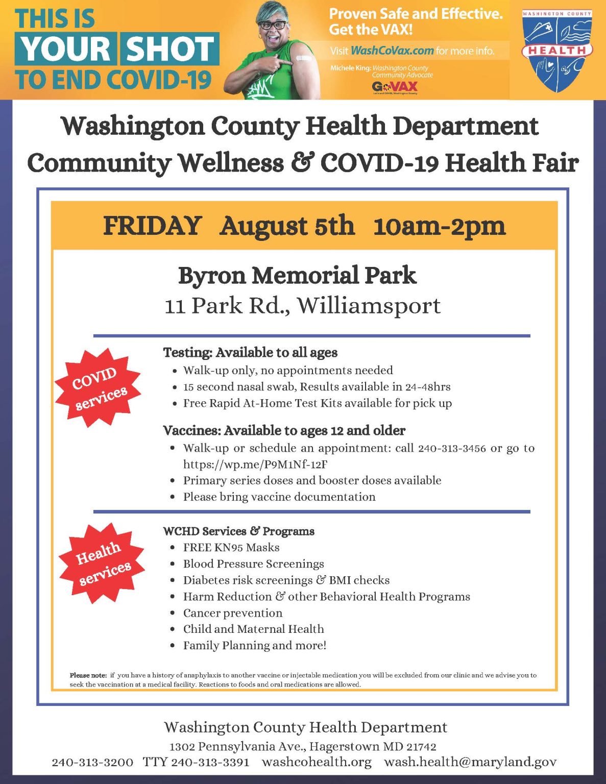 health-fair-flyer-5 - Town of Williamsport