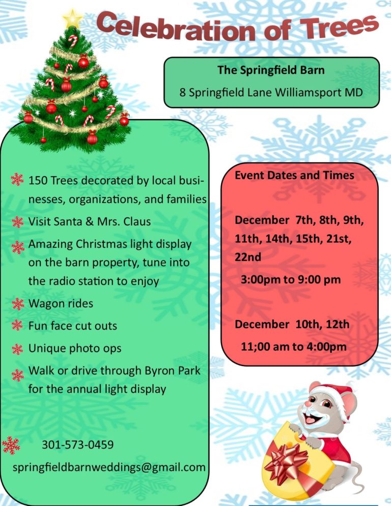 Celebration of Trees at Springfield Barn - Town of Williamsport